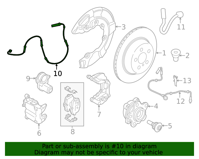 34216890792 - 2018-2019 BMW 640i xDrive Gran Turismo Wear Indicator (34 ...