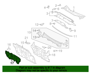 55223-0T010 - Front Insulator - 2009-2012 Toyota Venza | OEM Genuine ...