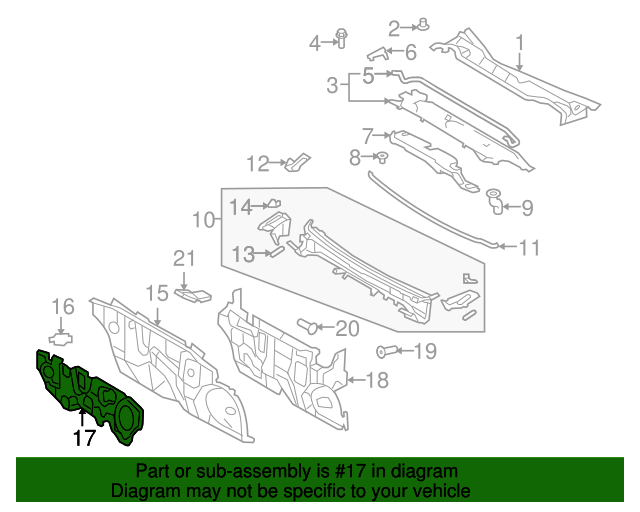55223-0T010 - Front Insulator - 2009-2012 Toyota Venza | OEM Genuine ...