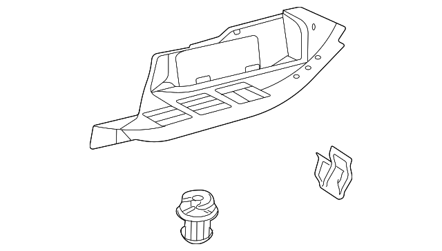 2020 Toyota Highlander Scuff Plate 67917-0E080-C0 | Toyota Parts Center
