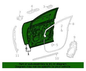 2021-2024 Toyota Sienna Door Shell 67001-08080 | Toyota Parts Center