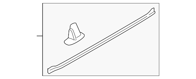 5725A465 - Lower Weather-Strip 2022-2024 Mitsubishi | Mitsubishi Direct ...