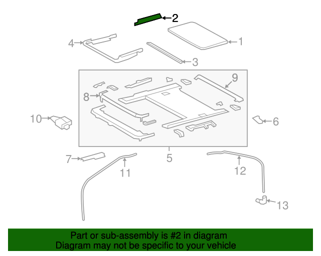 63217-50040 - Side Trim 2007-2017 Lexus | AutoNationParts.com