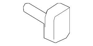 2009-2015 Toyota Venza Lower Molding Retainer 75392-0T010 | Toyota ...