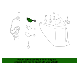 84920FE000 - Bulb 2002-2020 Subaru | AutoNationParts.com