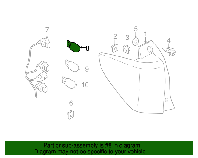 2002-2020 Subaru Bulb 84920FE000 | OEM Parts Online