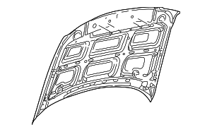 2006-2010 Ford Hood 6l2z16612aa | TascaParts.com