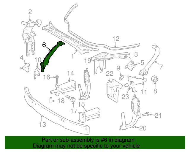 2006-2011 Mercedes-Benz Headlight Bracket 219-620-02-18 ...