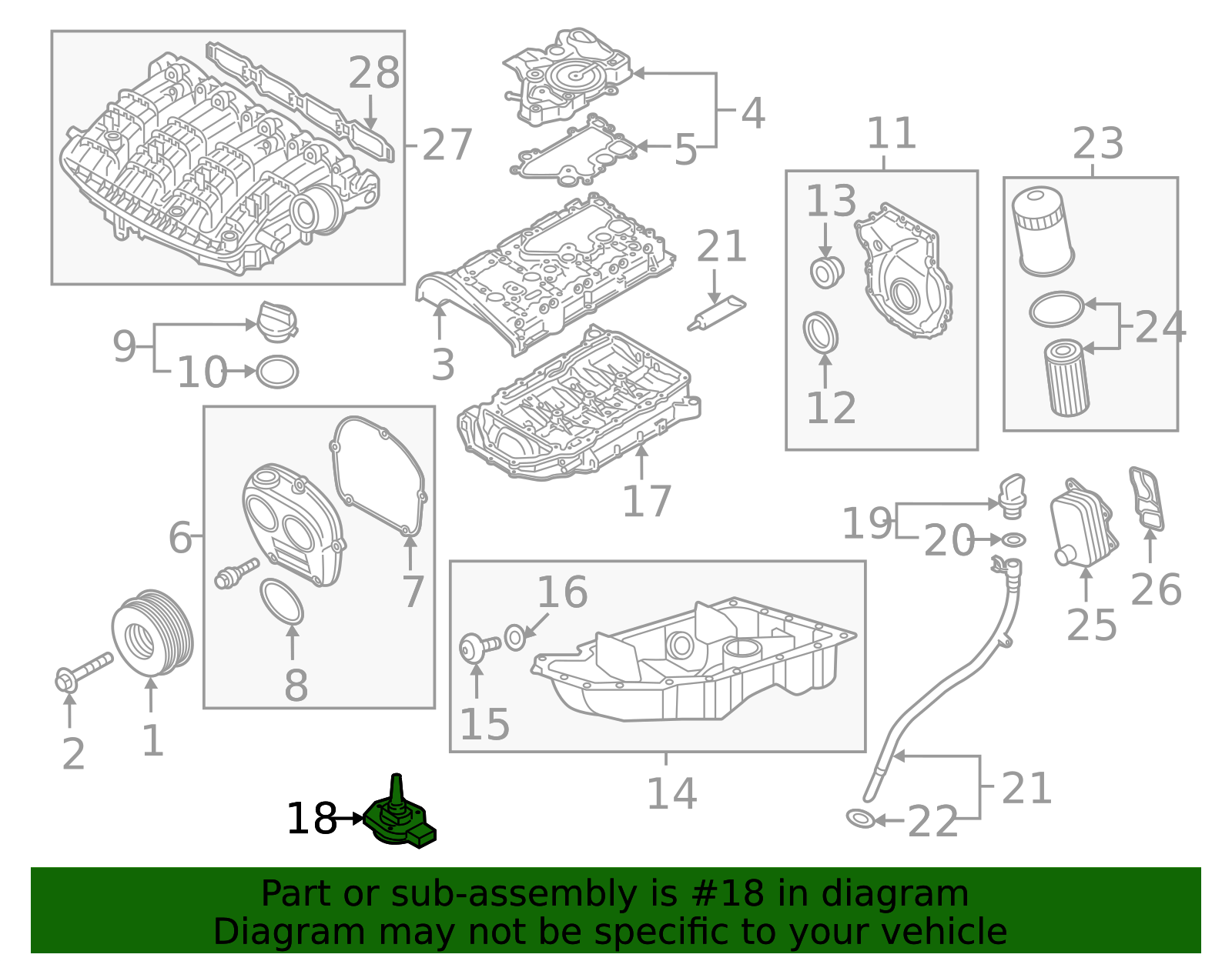 2022-2024 Audi Level Sensor 06K-907-660-C | Audi USA Parts