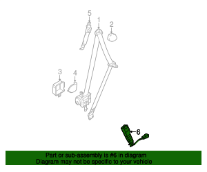 2009 Hyundai Tucson Buckle 88840-2E510-U7 | QuirkParts