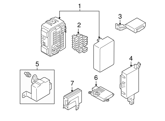 2010 Mazda CX-9 Body Control Module te7067560a | GetOEMParts.com