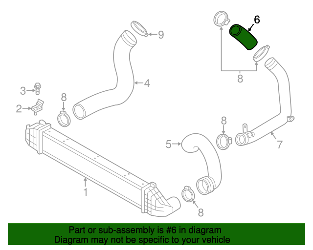 30636785 - Air Hose - 2012-2016 Volvo | Volvo OEM Parts Direct