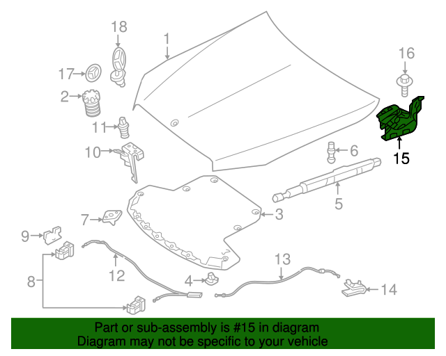 213-880-02-28 - Hood Hinge 2017-2023 Mercedes-Benz | Mercedes-Benz USA ...