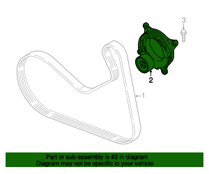 11288580360 - 2016-2021 BMW Belt Tensioner (11-28-8-580-360) | BMW of ...