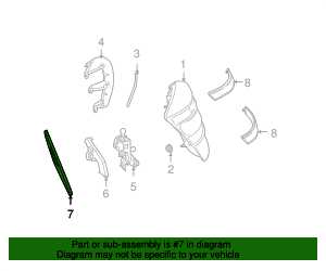 221-826-01-91-64 - Gasket For Light Housing Mercedes-Benz USA Parts
