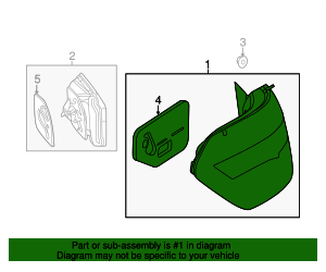 212-906-08-57 - Tail Light Assembly 2014-2016 Mercedes-Benz ...