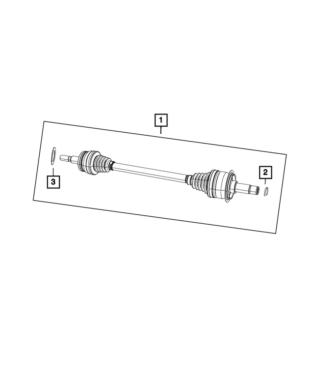 68277002ab - Axle Half Shaft 2015-2023 Mopar | AutoNationParts.com
