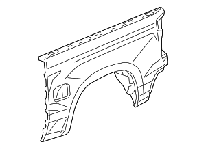 2019-2025 Chevrolet Passenger Side Pickup Box Outer Side Panel 84443373 ...