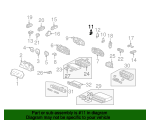 1999-2003 Acura Bulb & Socket 35505-SJ4-003 | OEM Parts Online