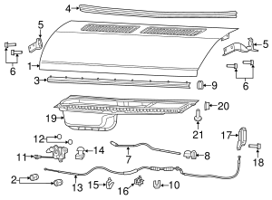2014-2021 Ram Latch 68223641AA | Mopar Parts Canada