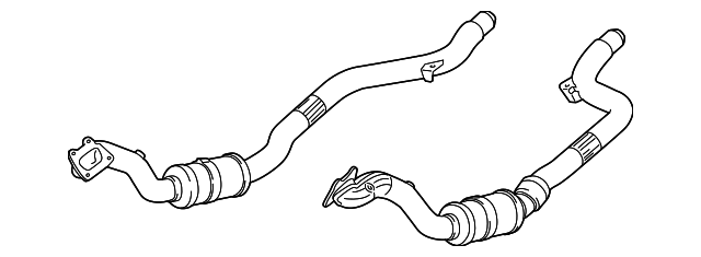 2011-2021 Mopar Converter & Pipe - Driver's Side (LH) 68276677AB ...