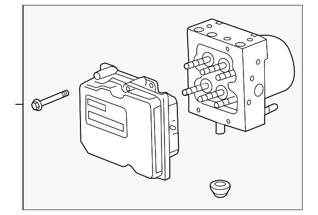 Brake Pressure Modulator Valve Assembly with Electronic Brake Control ...