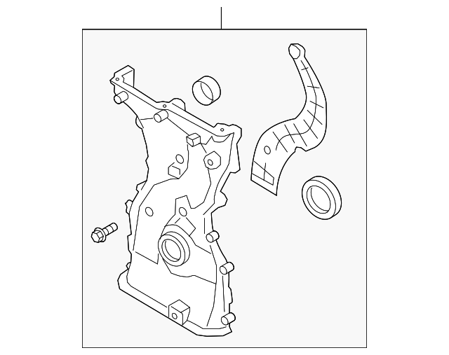 2010-2014 Hyundai Genesis Coupe Front Cover 21350-2C101 | OEM Parts Online