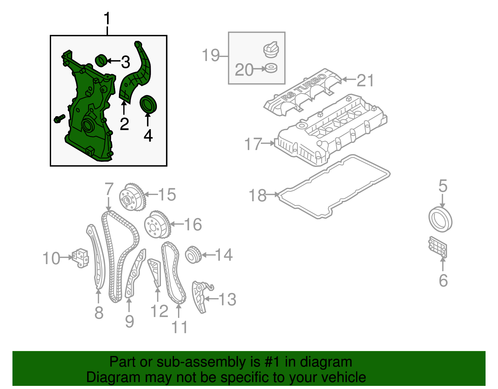 2010-2014 Hyundai Genesis Coupe Front Cover 21350-2C101 | Retail ...