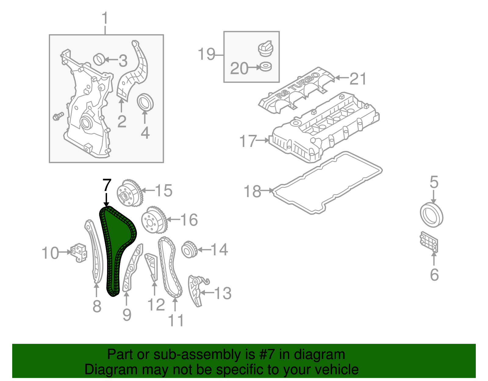 2012-2014 Hyundai Genesis Coupe Timing Chain 24321-2C000 | OEM Parts Online