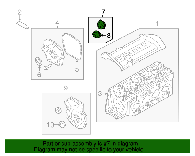 2002-2017 Audi Filler Cap 06C-103-485-N | Audi USA Parts