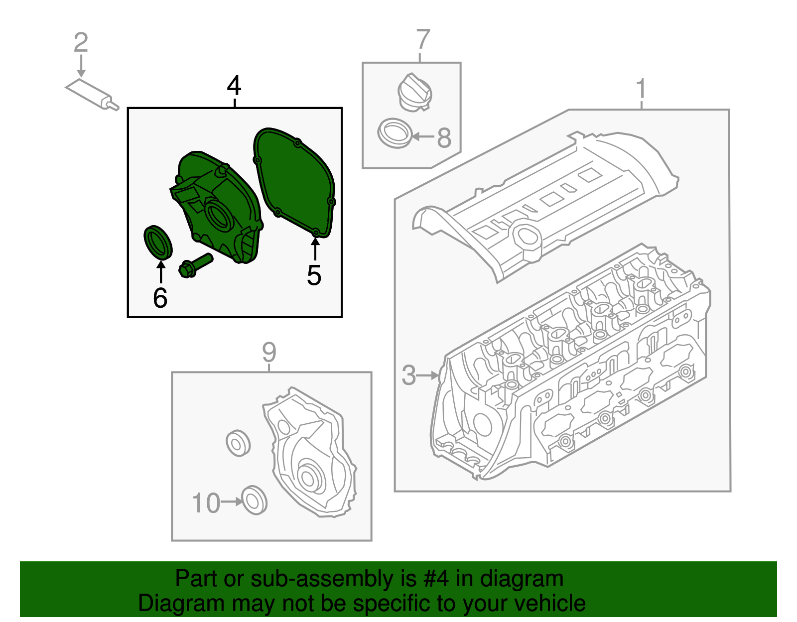 2008-2018 Audi Cover 06H-103-269-H | OEM Parts Online
