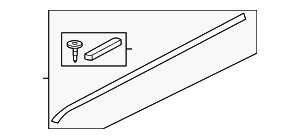 Genuine OEM Roof Panel Weatherstrip Part# LR094394 Fits 2014-2022 Land ...