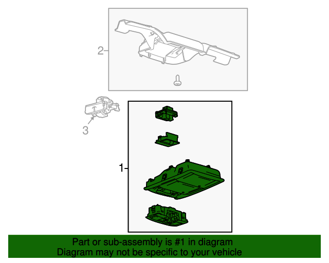 2011-2014 Ford F-150 Overhead Console BL3Z-18519A70-CB | QuirkParts