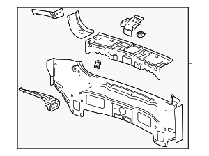 2021-2023 Buick Envision Rear End Panel 84733663 GM | Flow Automotive ...