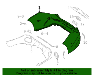 2020-2023 Mercedes-Benz CLA 250 Bumper Cover 118-885-52-02-9999 | MB ...