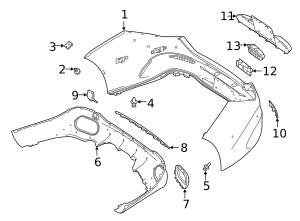 2020-2021 Mercedes-Benz CLA 250 Molding 118-885-85-00-64 | MB OEM Parts