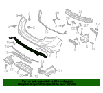86612-F2500 - Lower Cover - 2017-2018 Hyundai Elantra | World OEM Parts ...