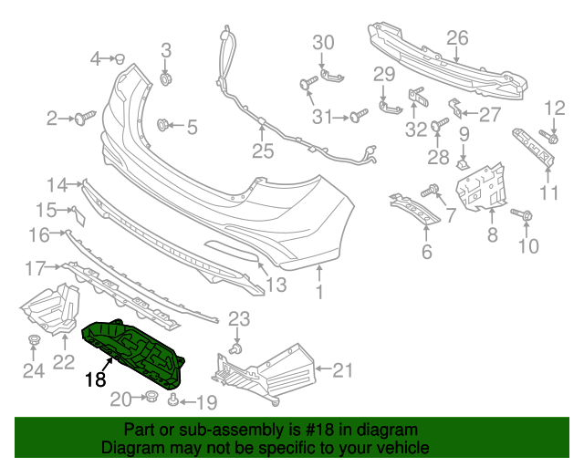 2017-2018 Hyundai Elantra Under Cover 86690-F2500 | OEM Parts Online