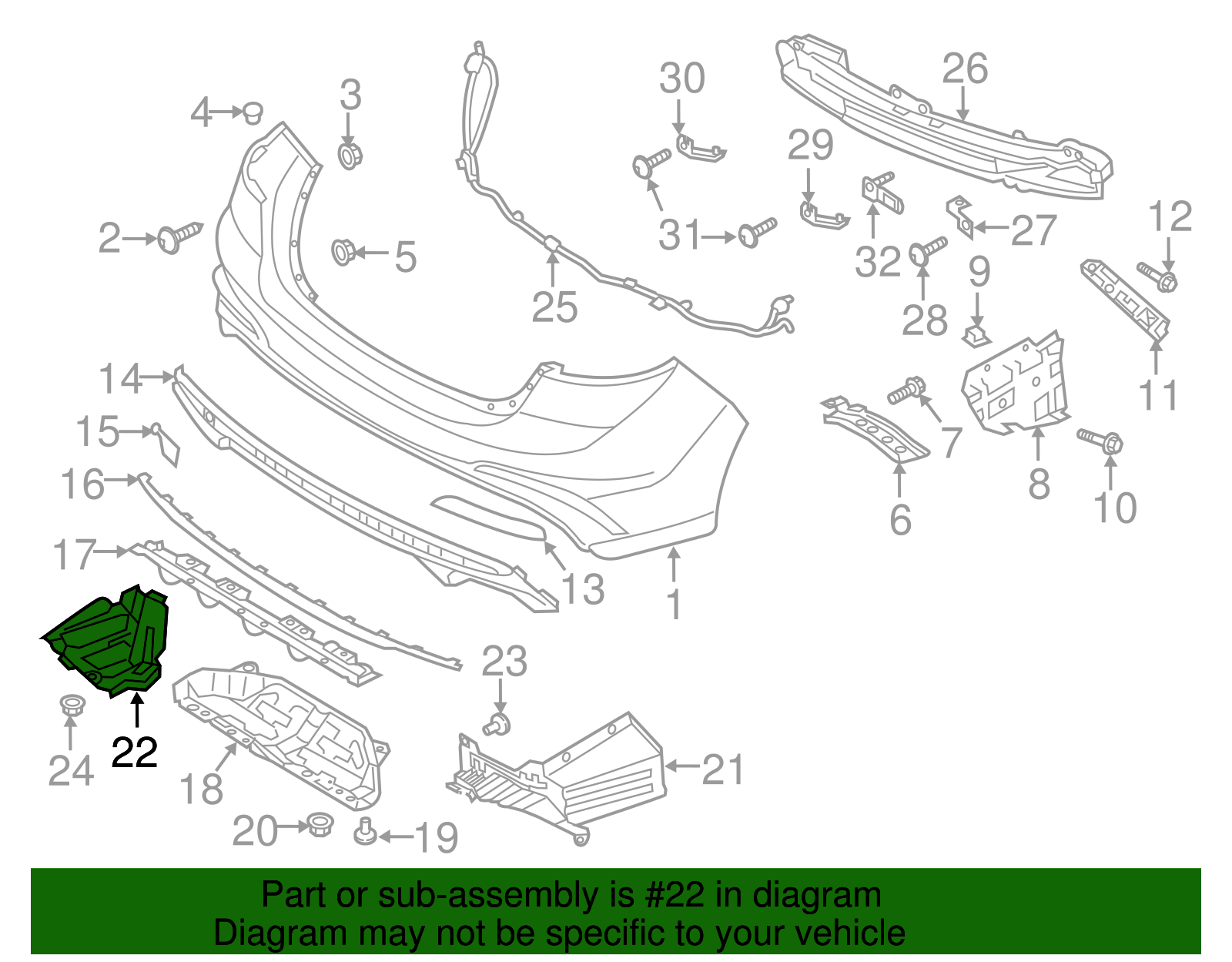 2017-2018 Hyundai Elantra Side Extension 86693-F2500 | Hyundai ...