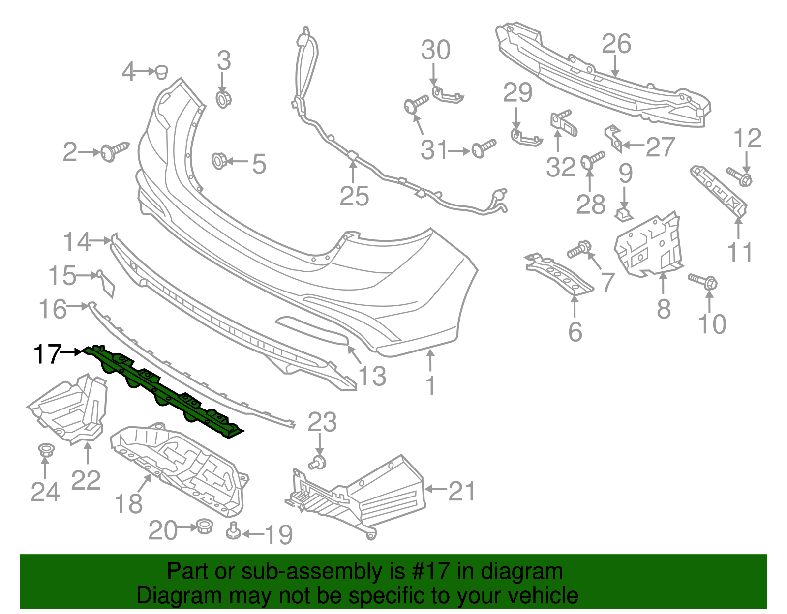 2017-2018 Hyundai Elantra Skid Plate 86665-F2500 | OEM Parts Online