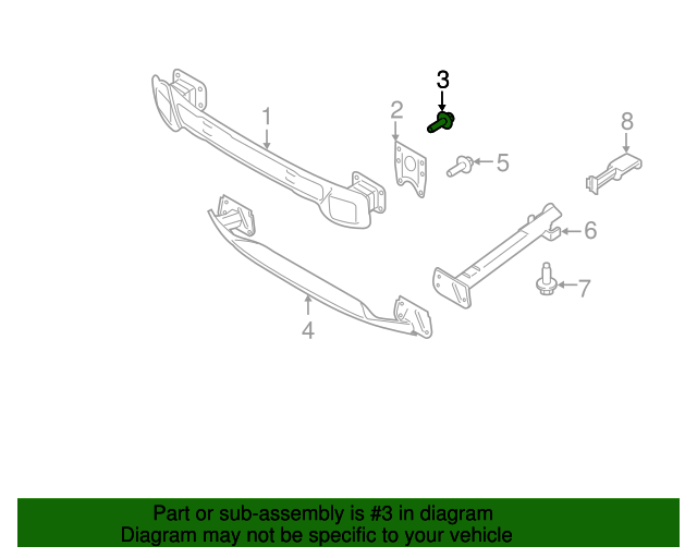 2015-2020 Ford Mount Plate Screw -W709980-S442 | TascaParts.com