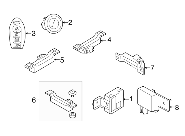 25640-4GA7E (256404ga7e) - 2014-2020 Infiniti Warning Buzzer | Infiniti ...