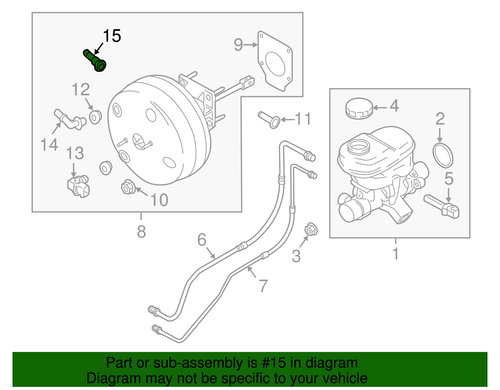 Genuine OEM Ford Part - Vacuum Tube FL3Z-9C490-Y | Genuine OEM Ford ...
