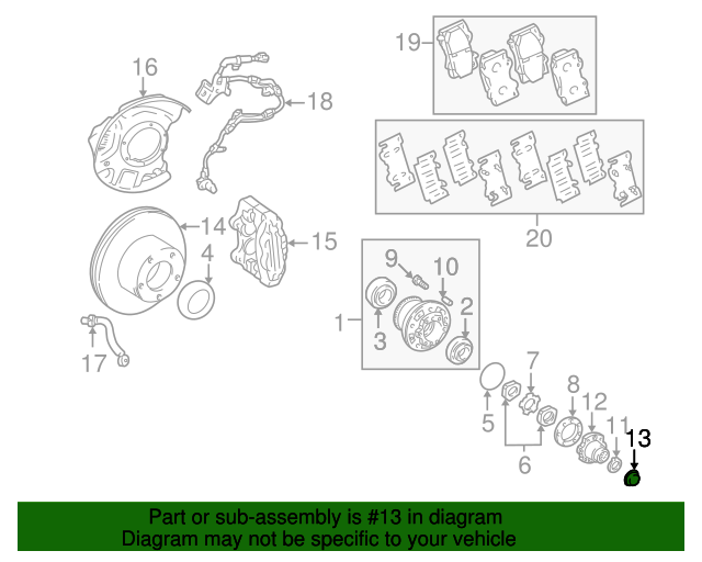 Genuine OEM Cap Part# 43423-35010 Fits 1987-2007 Toyota: Up To 35% Off ...