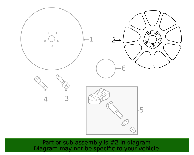 2021-2024 Genesis Spare Wheel 52919-T1000 | OEM Parts Online