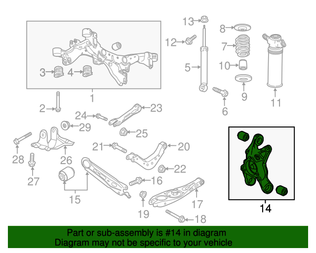 84034344 GM Rear Passenger Side Suspension Knuckle | GM Parts Store