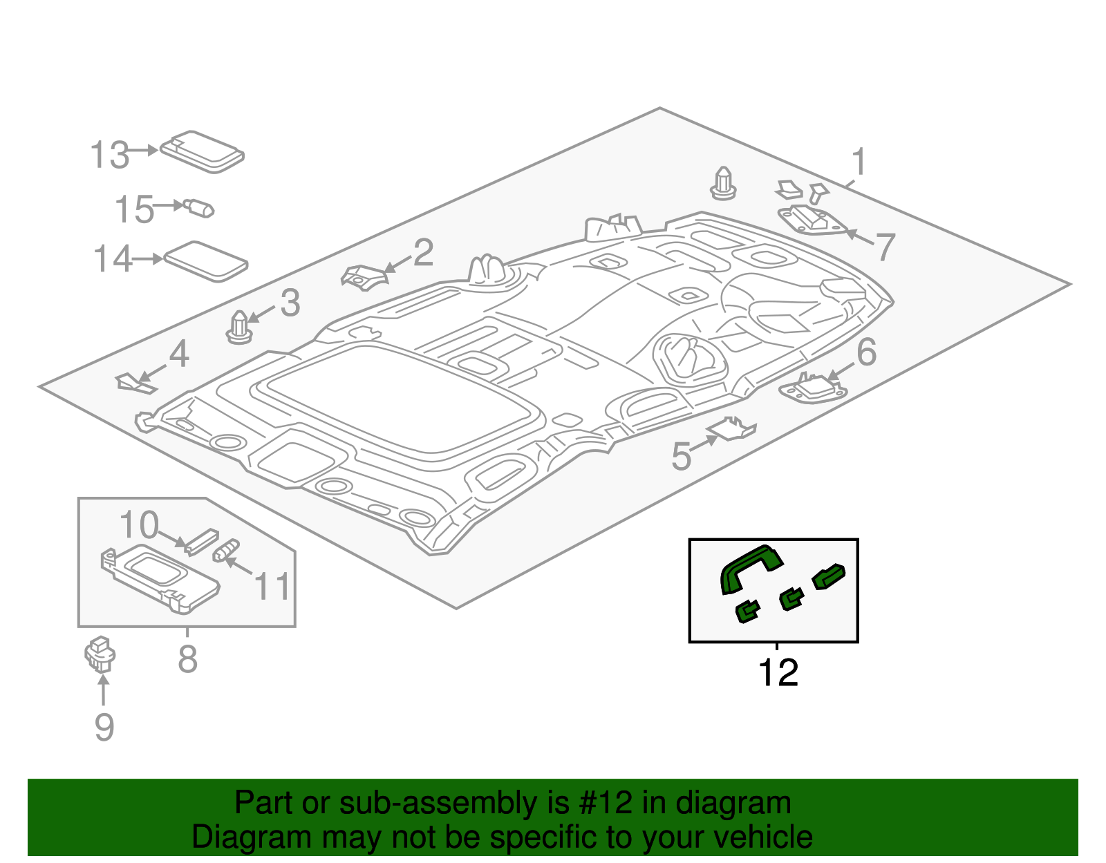 83240-SNA-A01ZU - 2012-2016 Honda CR-V - Grab Rail Assembly *YR416L ...
