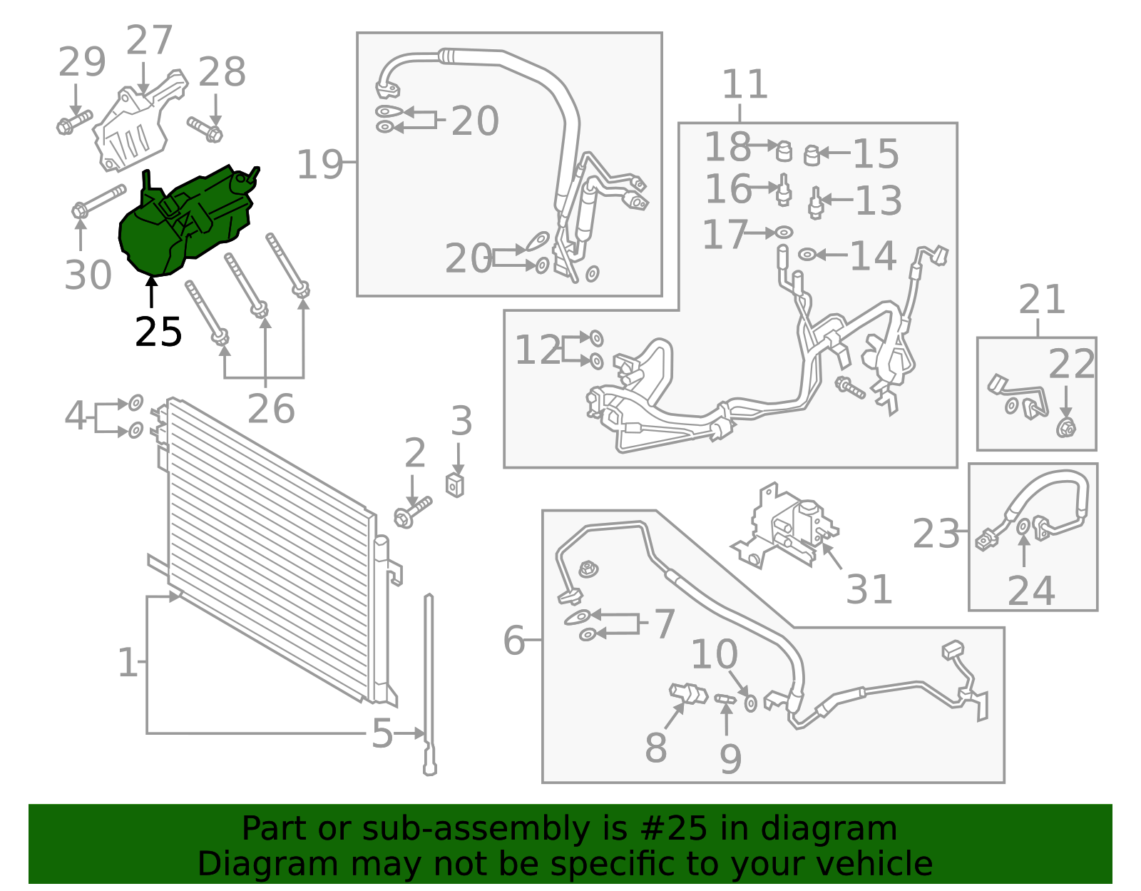 2020-2025 Ford A/C Compressor L1MZ-19703-DD | OEM Parts Online
