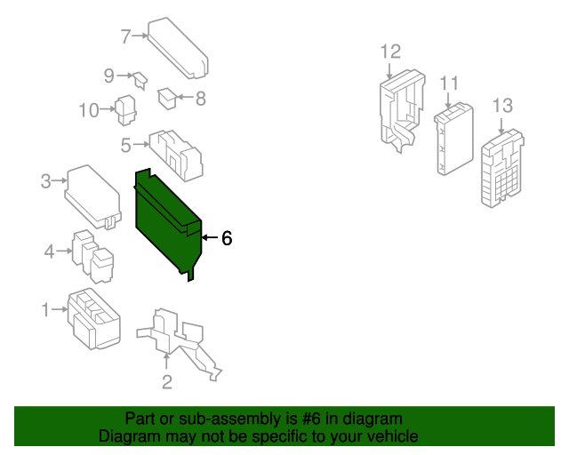 24372-JF00A - Holder - 2009-2021 Nissan GT-R | Nissan OEM Parts Direct