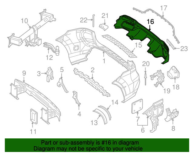 166-885-13-38 - Lower Cover 2016-2019 Mercedes-Benz | Mercedes-Benz USA ...